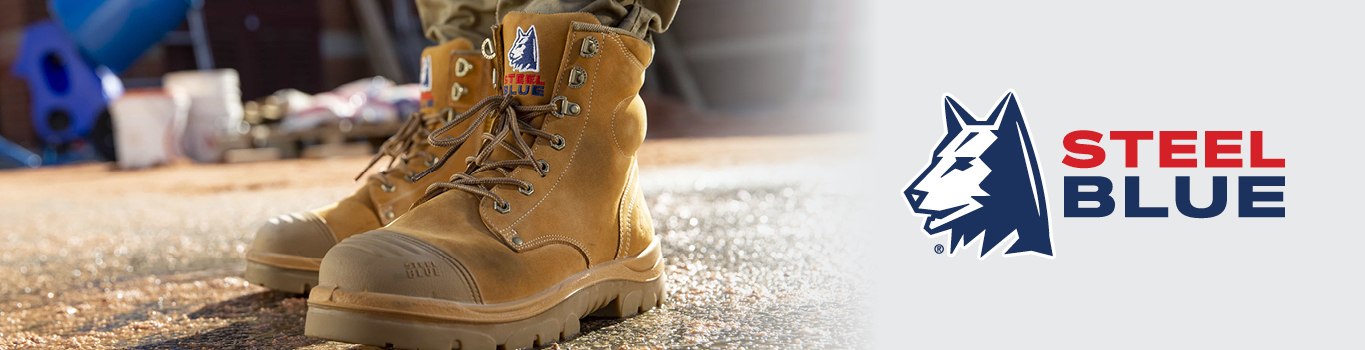 Steel Blue Work Boots - RSEA Safety, The Safety Experts!